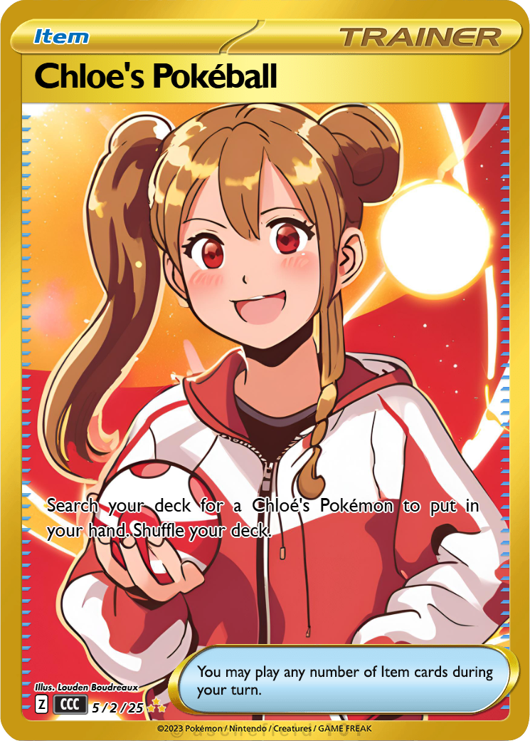 Chloe's Pokéball - justlouden | Pokécardmaker.net