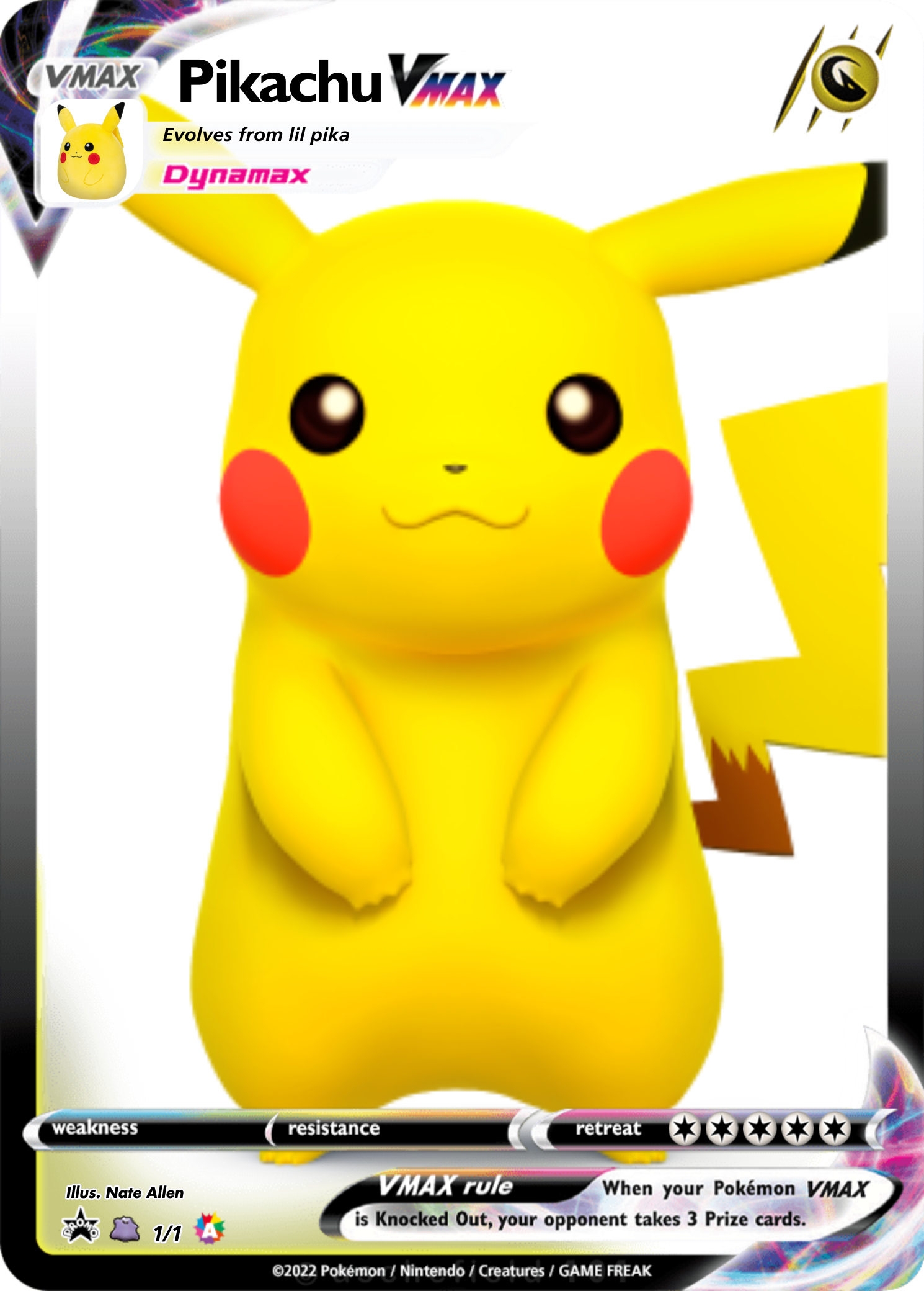 Pikachu - jxstluck | Pokécardmaker.net