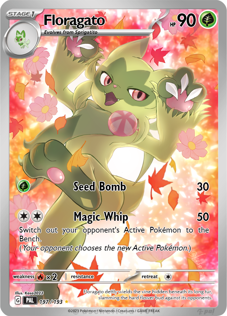 Floragato - katsune7 | Pokécardmaker.net