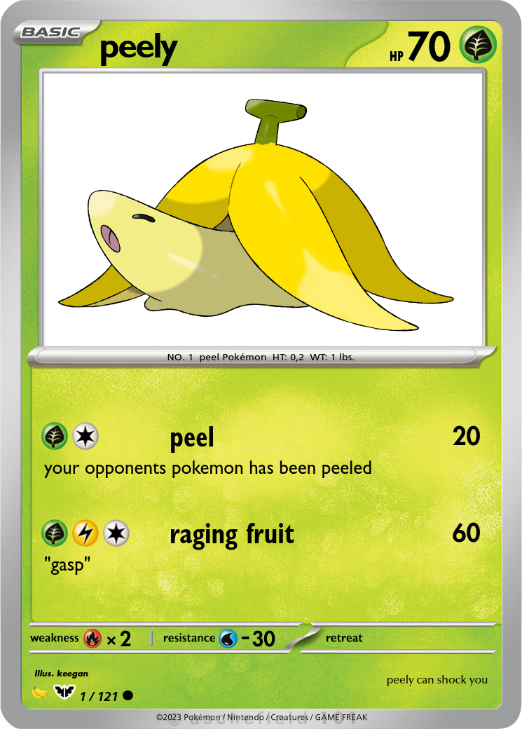 peely - kegs | Pokécardmaker.net