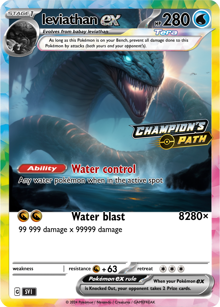 leviathan - kingofscratch | Pokécardmaker.net