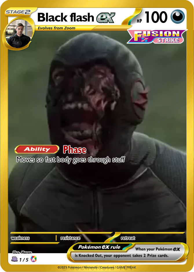 Black flash - knucklespro77 | Pokécardmaker.net