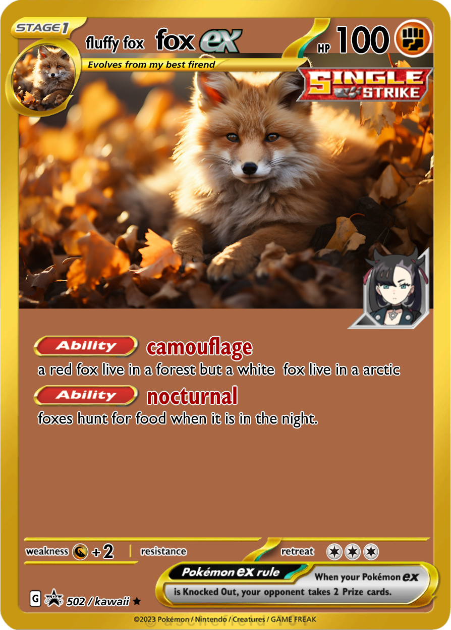fox - kokonosis | Pokécardmaker.net