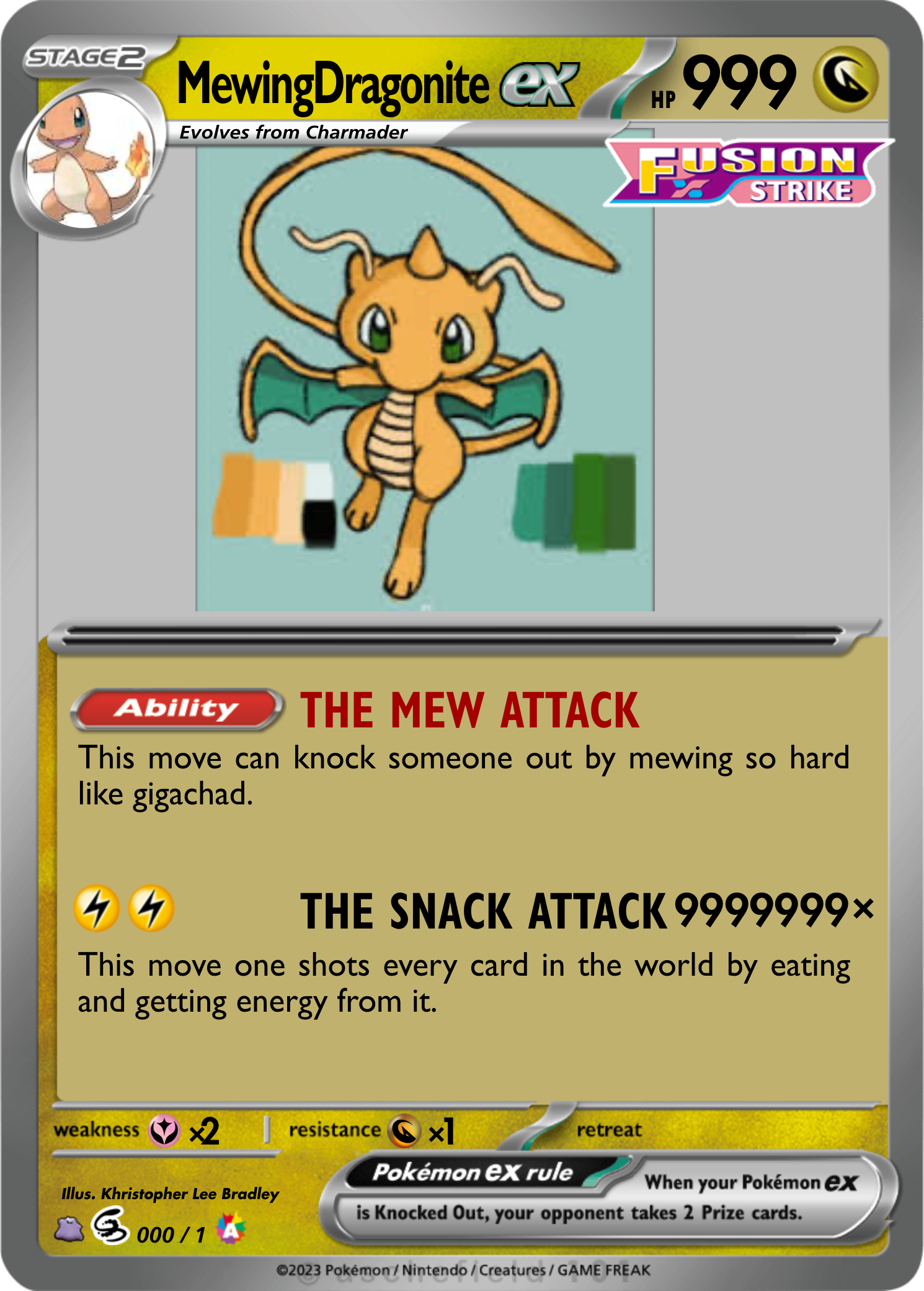 MewingDragonite - koyanphillips2000 | Pokécardmaker.net