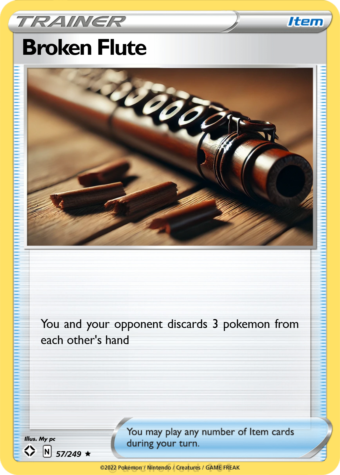 Broken Flute - ktbloon | Pokécardmaker.net