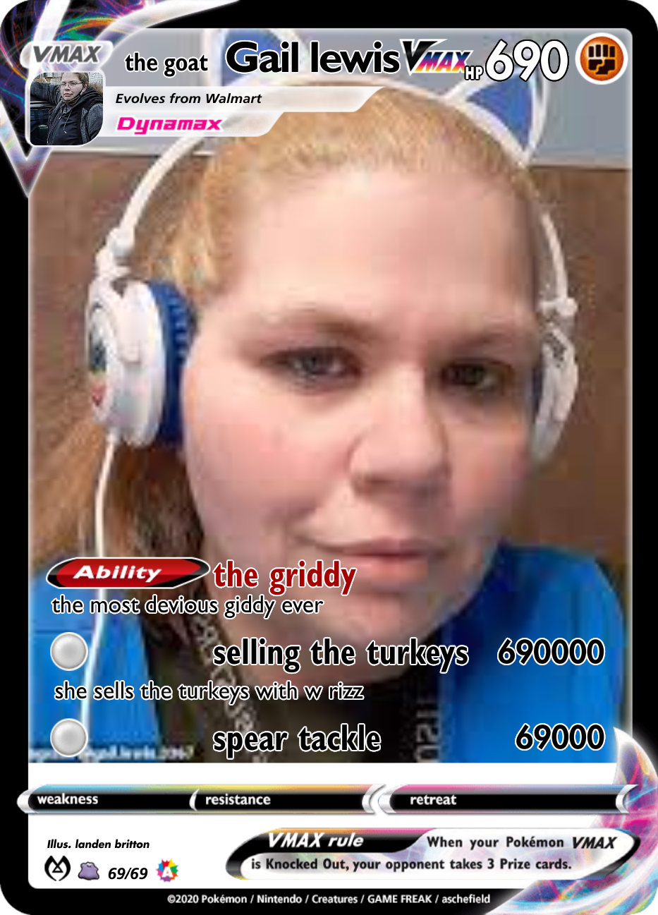 Gail lewis - lande | Pokécardmaker.net