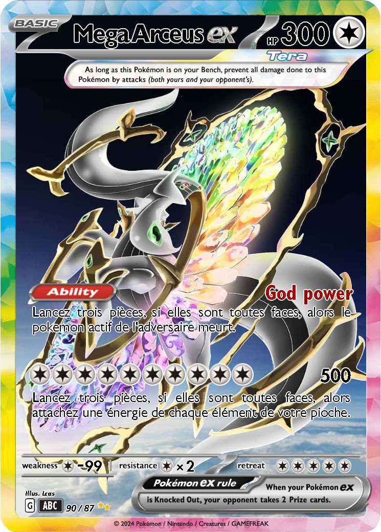 Mega Arceus - lcas | Pokécardmaker.net