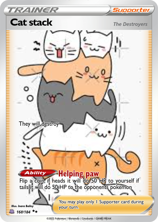Cat stack - lcemasterNar | Pokécardmaker.net