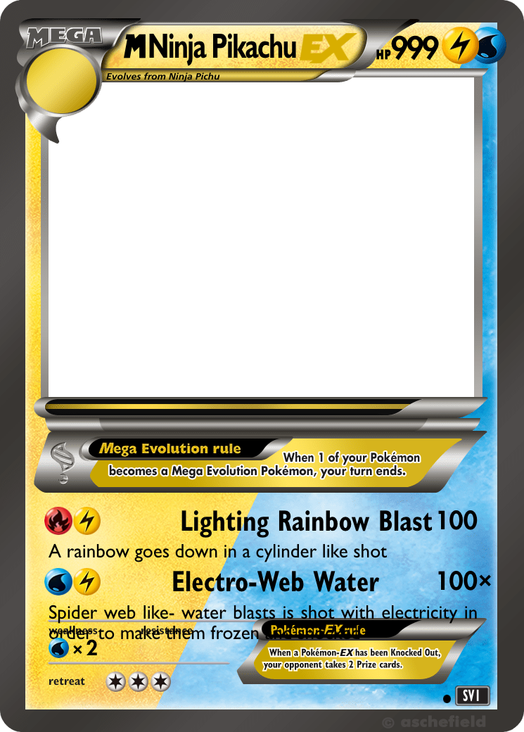 Ninja Pikachu - leahbroukhim | Pokécardmaker.net