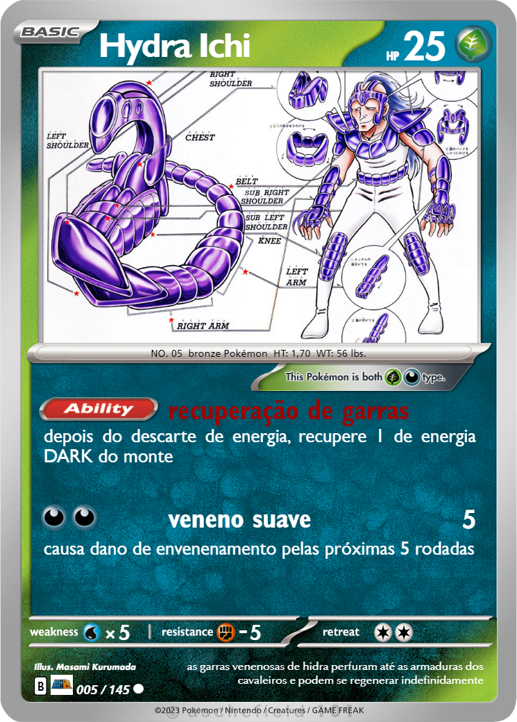 Hydra Ichi - leejunfan | Pokécardmaker.net
