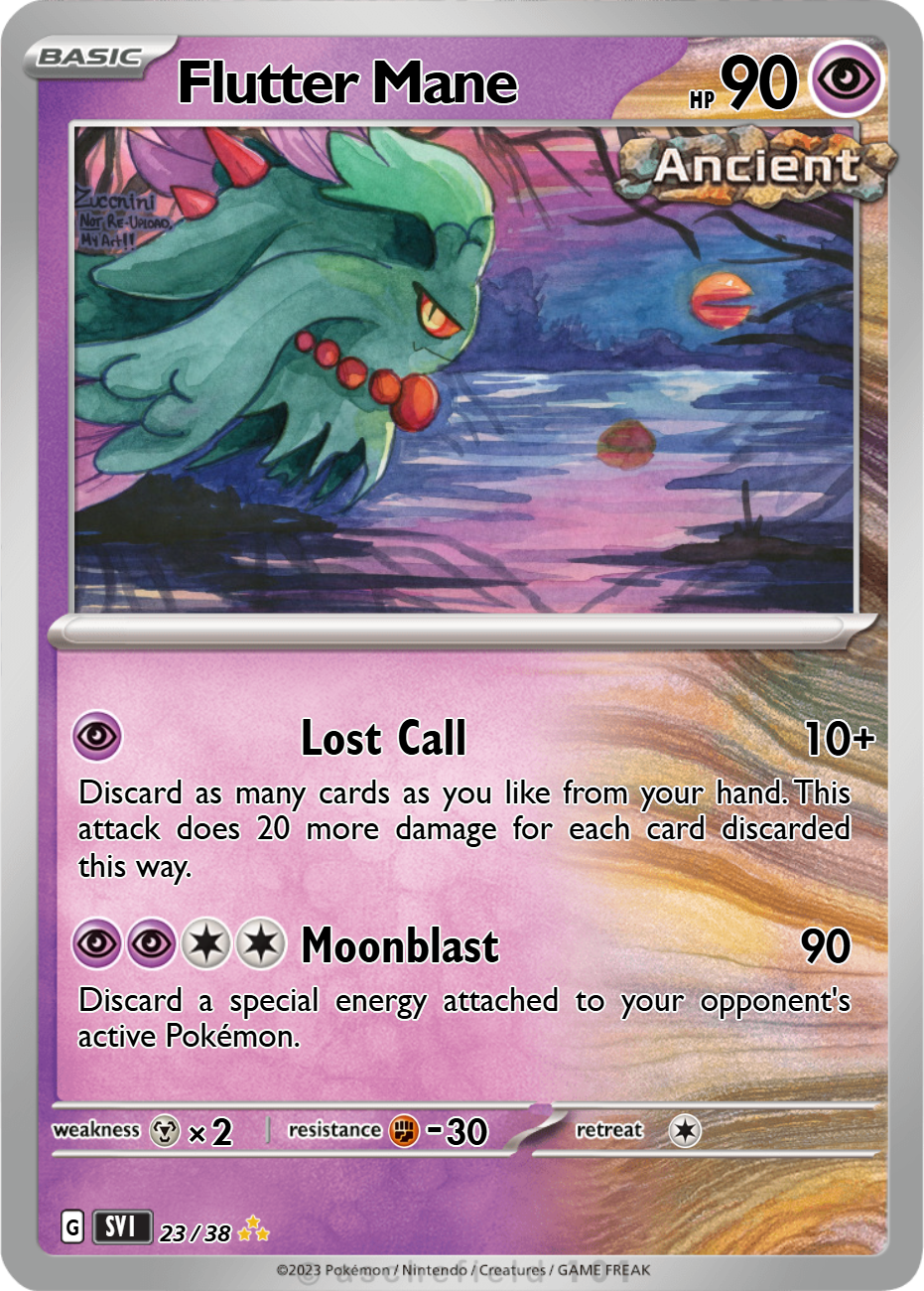 Flutter Mane - leydenjar | Pokécardmaker.net