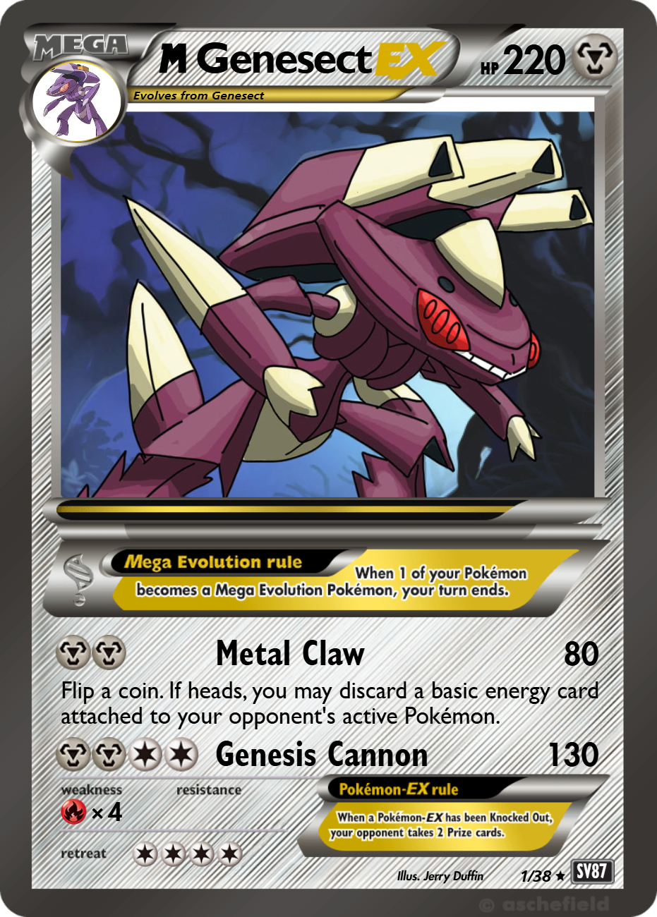 Genesect - leydenjar | Pokécardmaker.net
