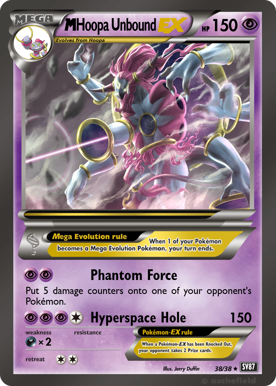 Hoopa Unbound - leydenjar | Pokécardmaker.net