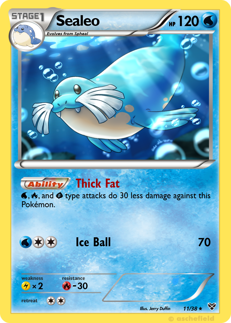 Sealeo - leydenjar | Pokécardmaker.net