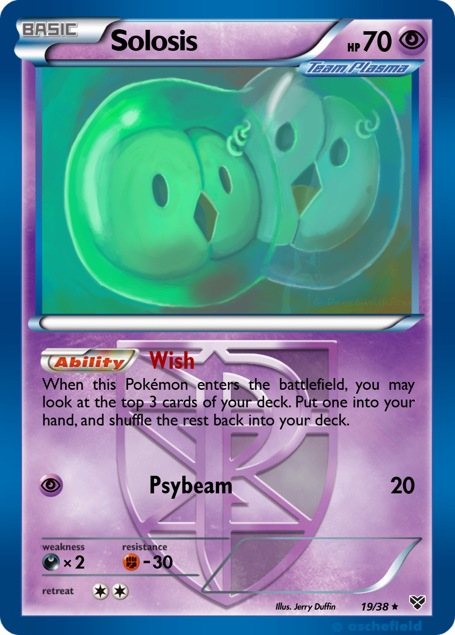 Solosis - leydenjar | Pokécardmaker.net