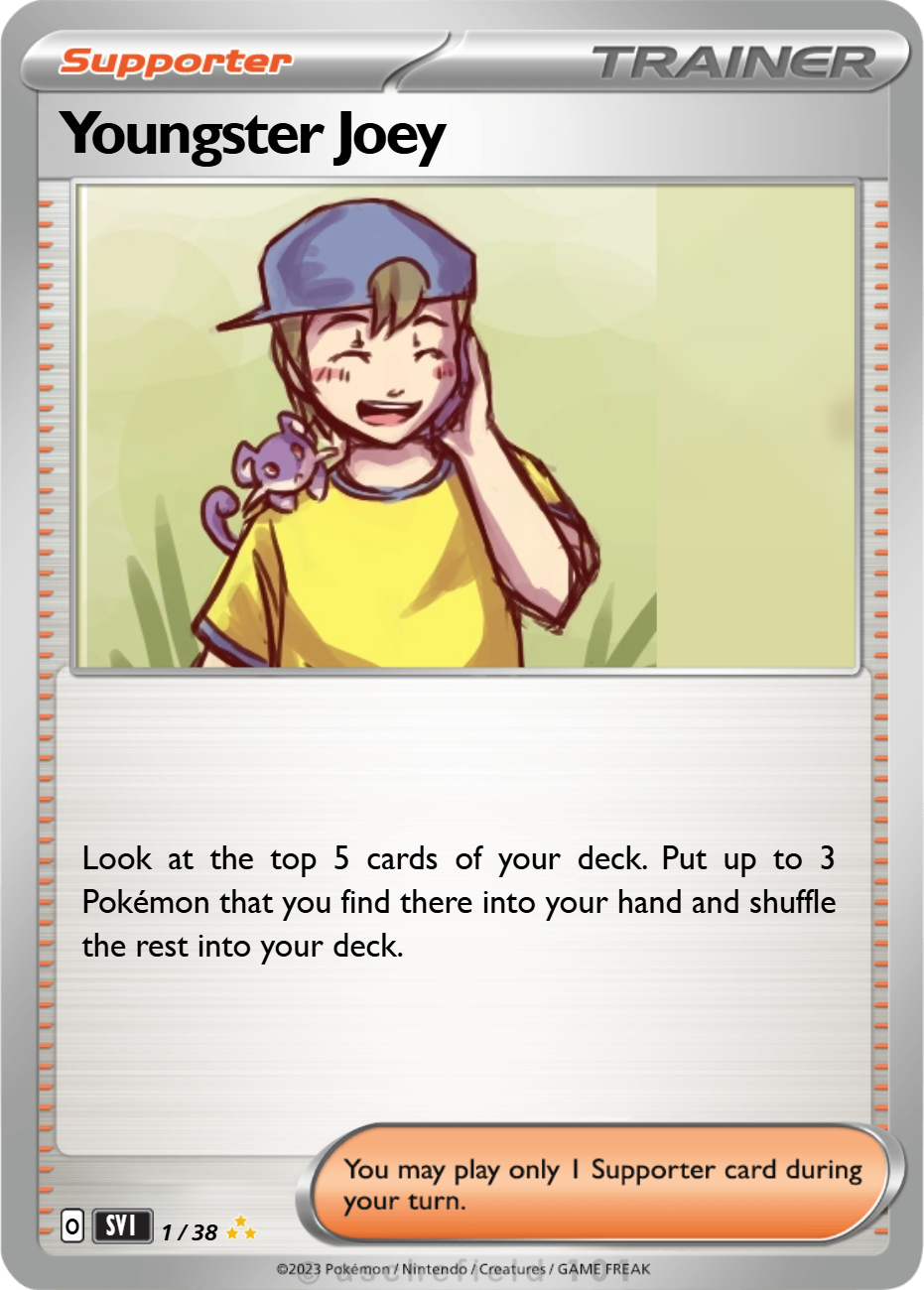 Youngster Joey - leydenjar | Pokécardmaker.net