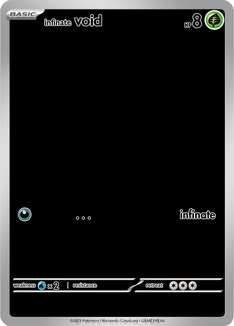 void - liampolaino | Pokécardmaker.net