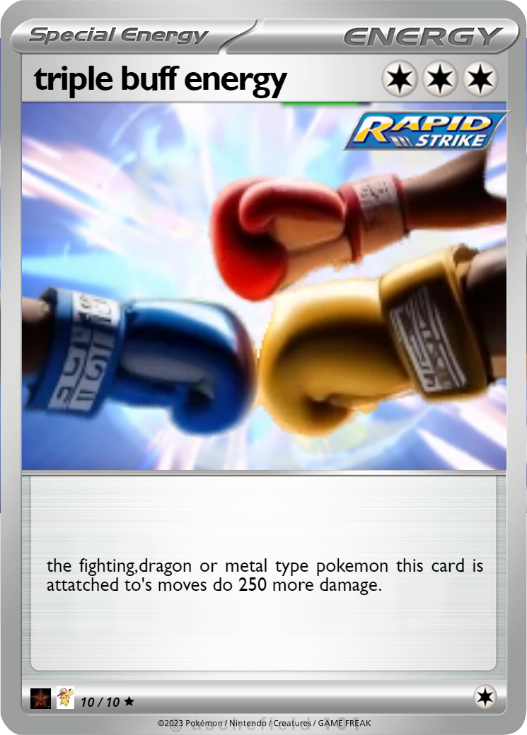 triple buff energy - littleloghog | Pokécardmaker.net