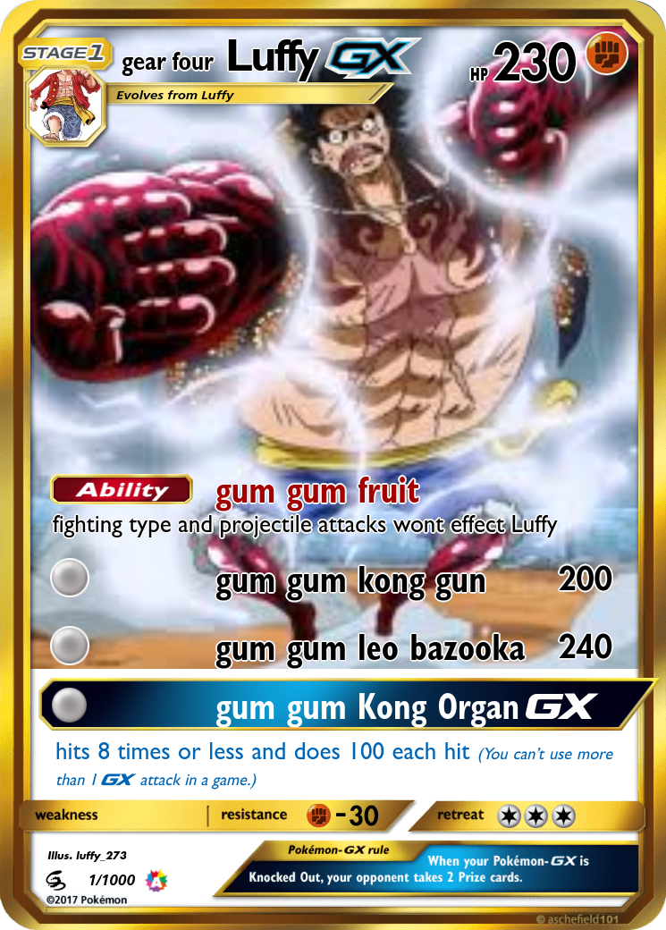 Luffy - luffy_1739 | Pokécardmaker.net