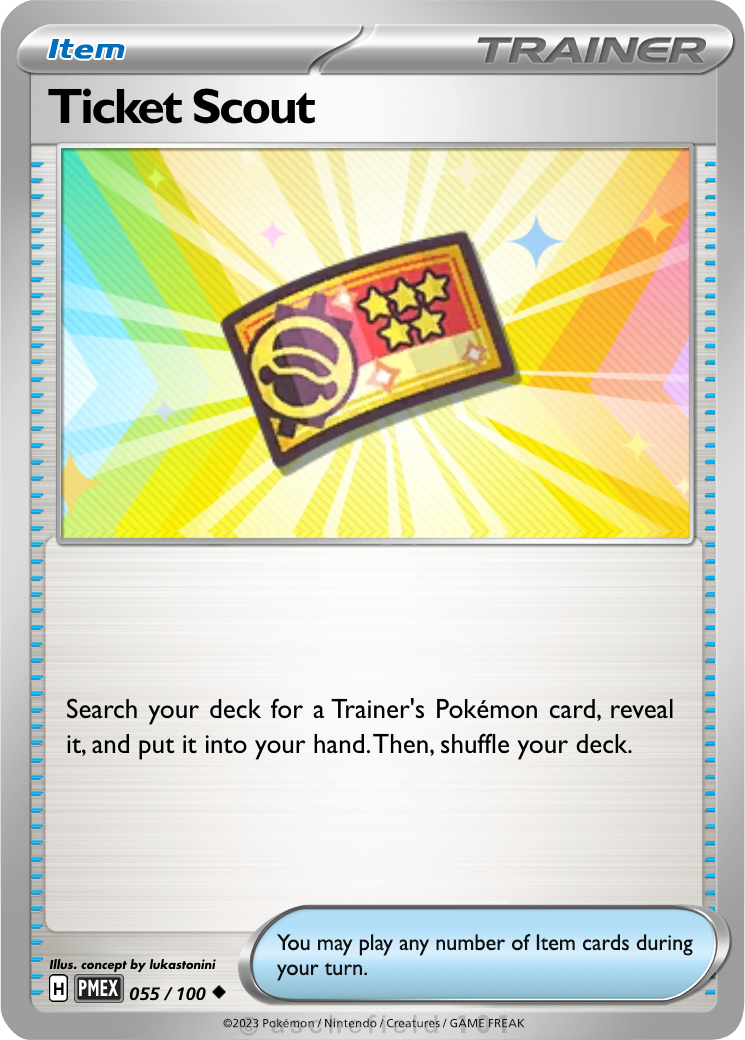 Ticket Scout - lukastonini | Pokécardmaker.net