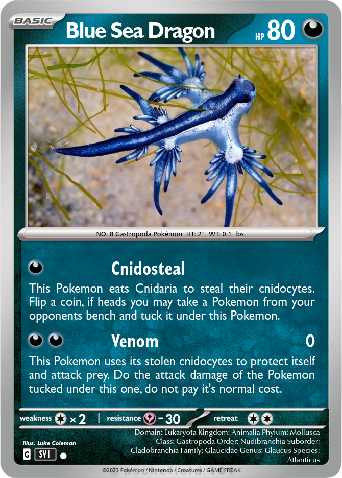 Blue Sea Dragon - lukeasfsg | Pokécardmaker.net