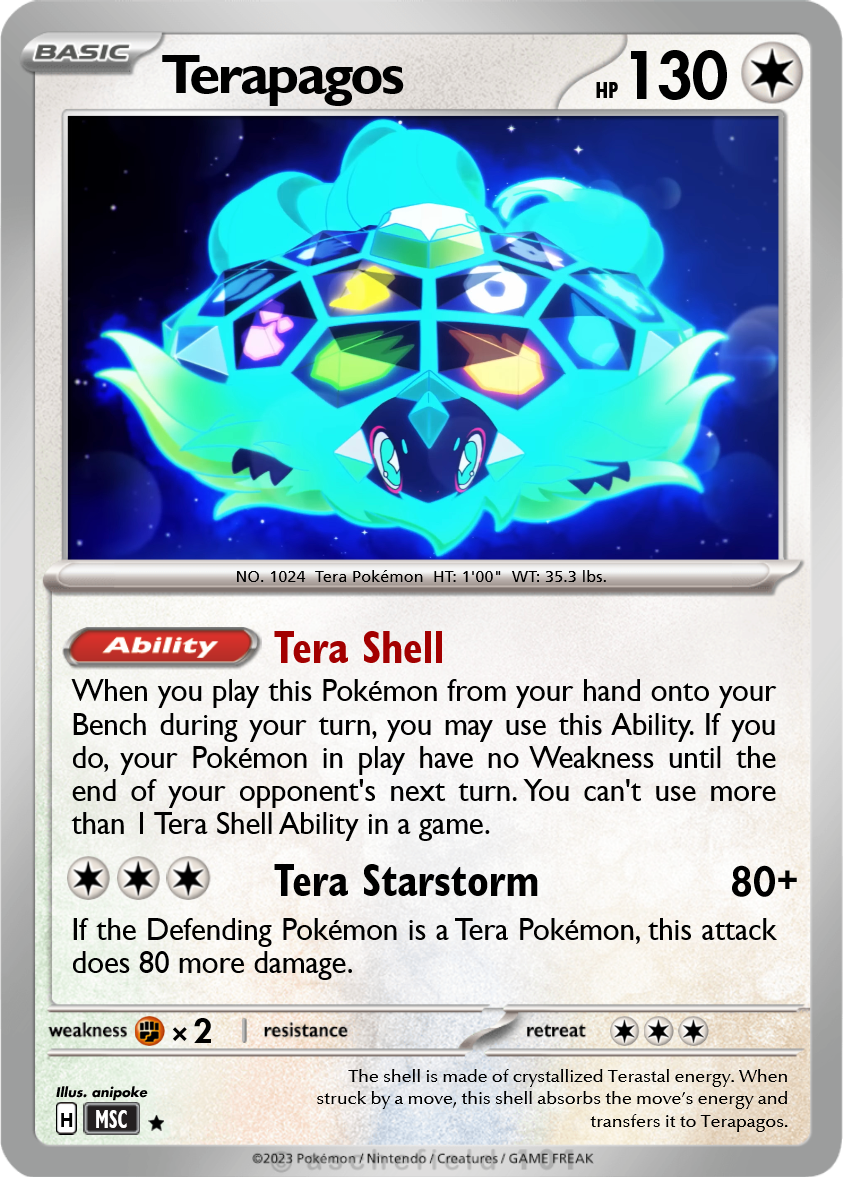 Terapagos - madibye | Pokécardmaker.net