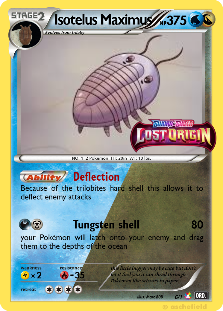 Isotelus Maximus - marcb | Pokécardmaker.net