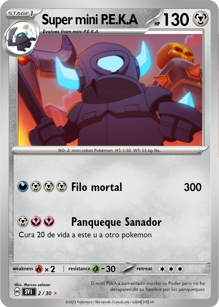 Super mini P.E.K.A - marcoselfeliz | Pokécardmaker.net