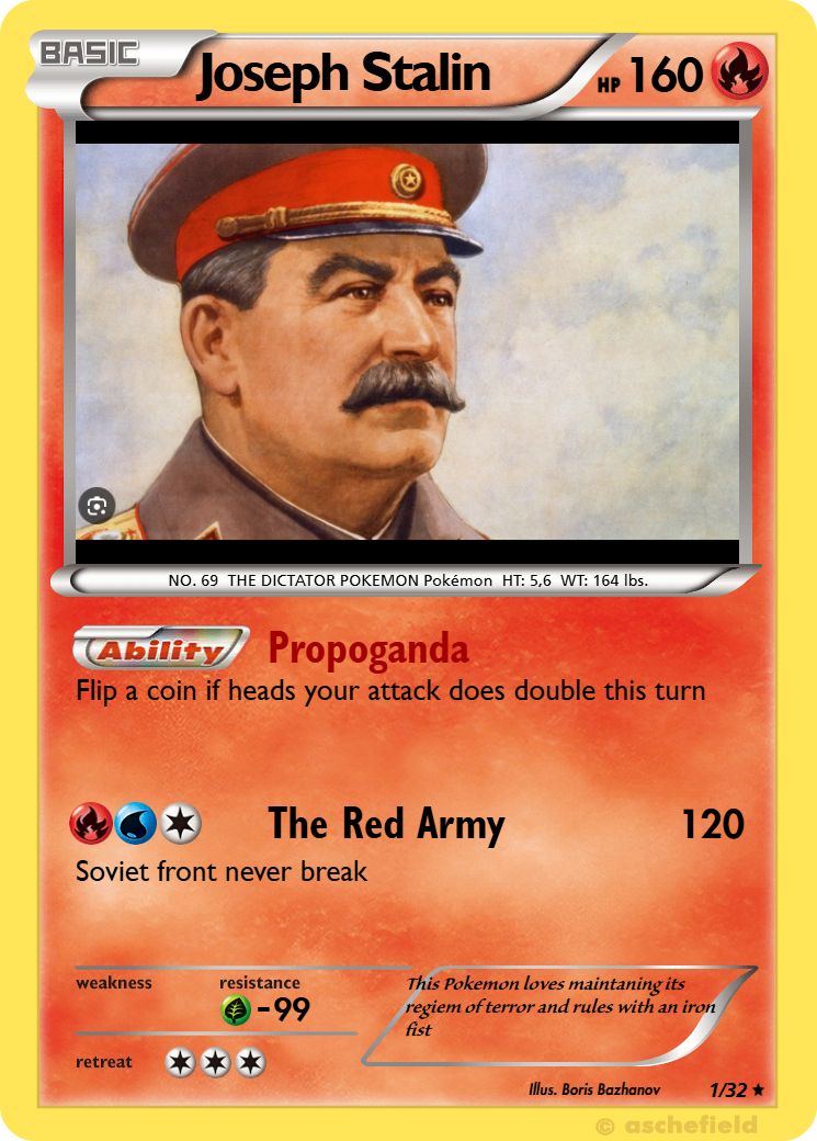 Joseph Stalin - marcotiger | Pokécardmaker.net