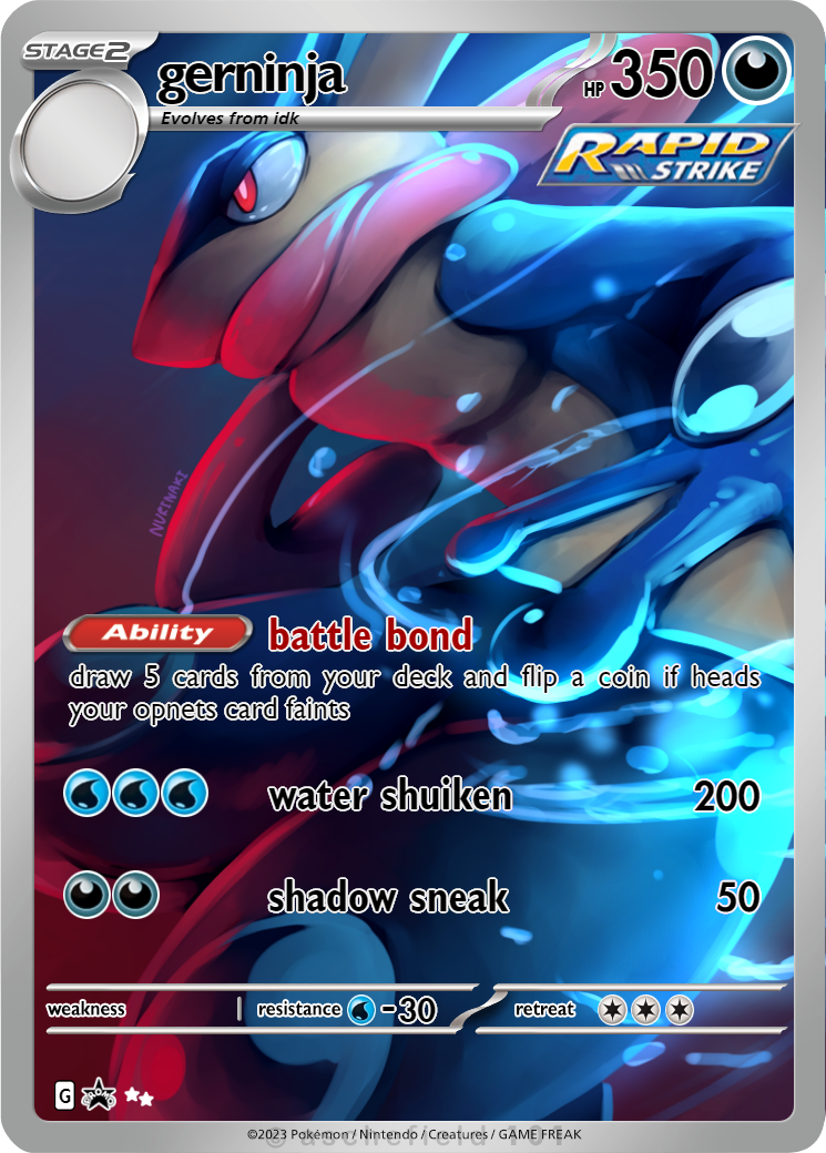 gerninja - mastercardmaker45 | Pokécardmaker.net