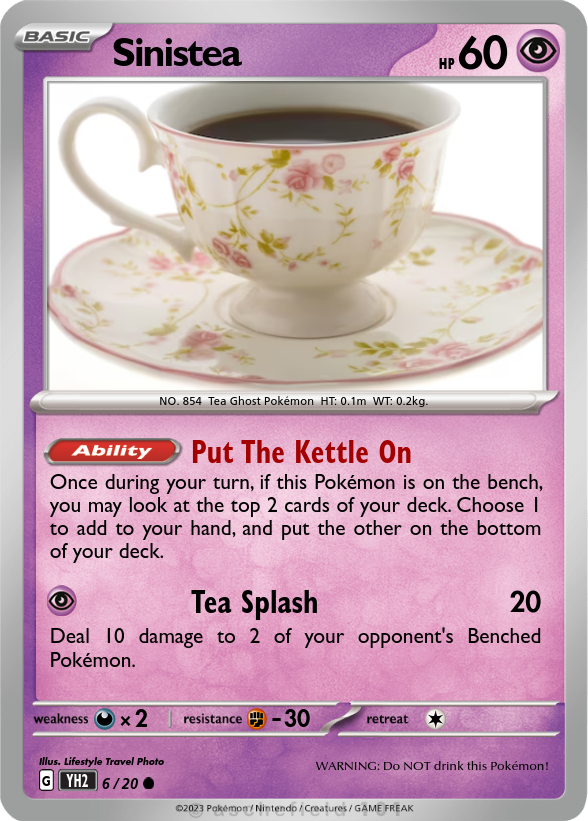 Sinistea - mcgamergod | Pokécardmaker.net