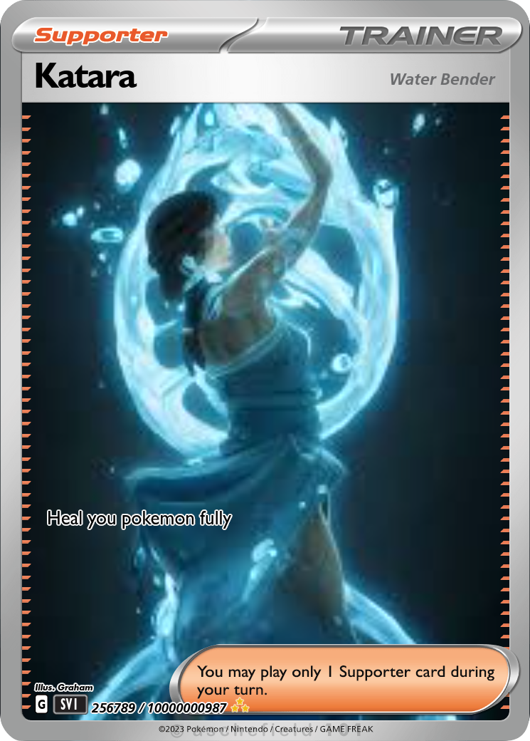 Katara - meeee | Pokécardmaker.net