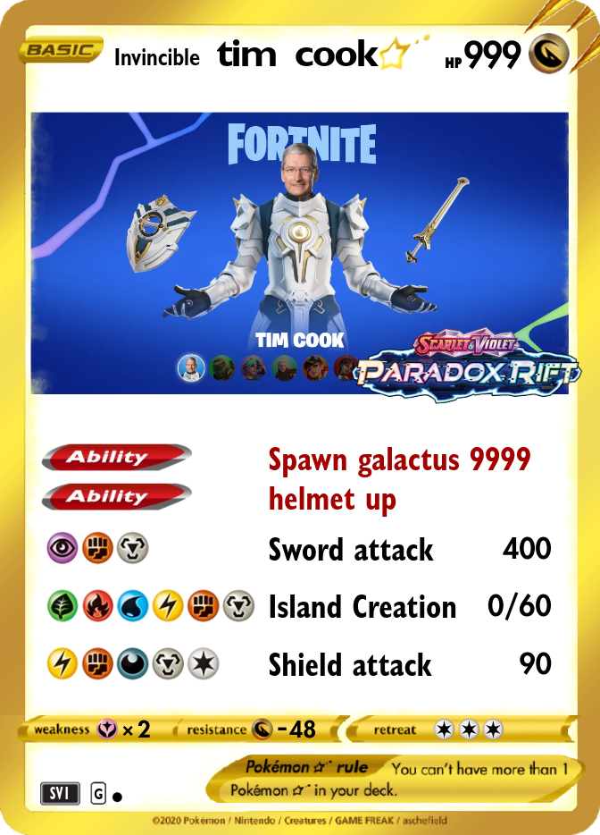 tim cook - mememaster | Pokécardmaker.net