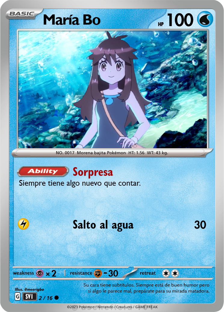 María Bo - merigbo | Pokécardmaker.net