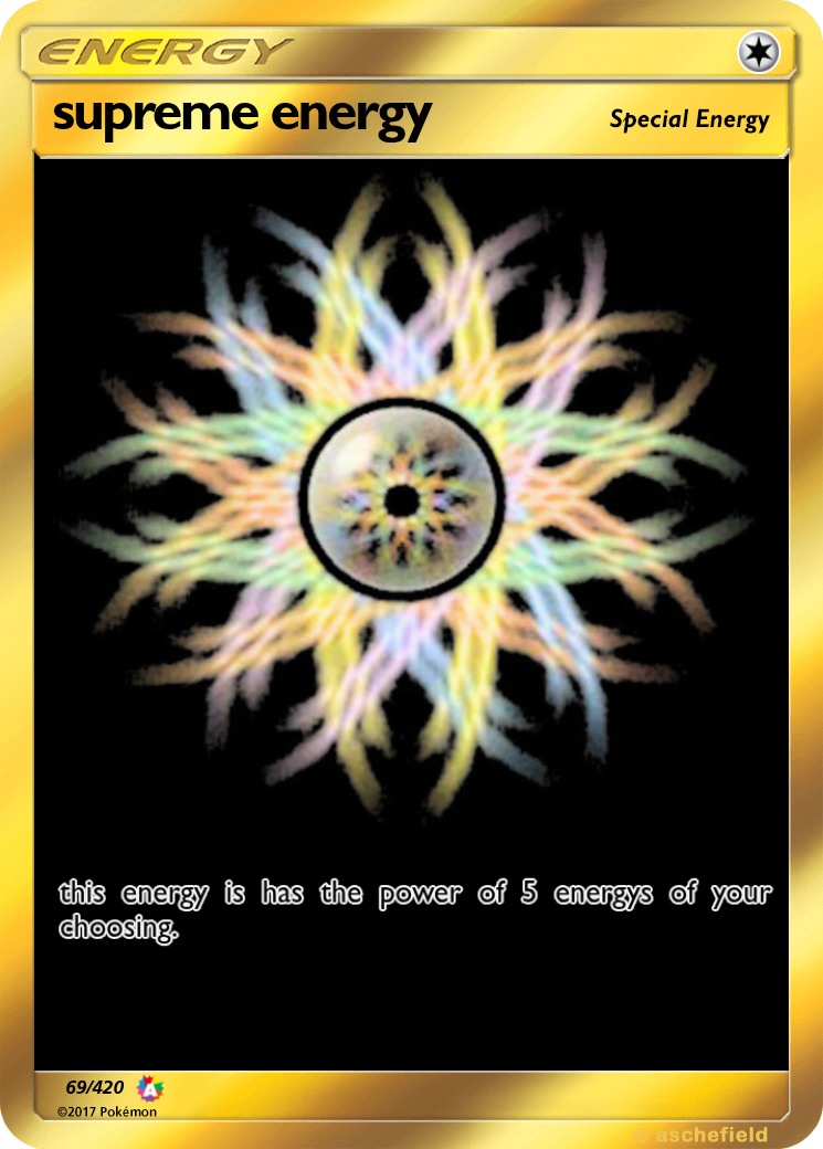 supreme energy - mewthree | Pokécardmaker.net