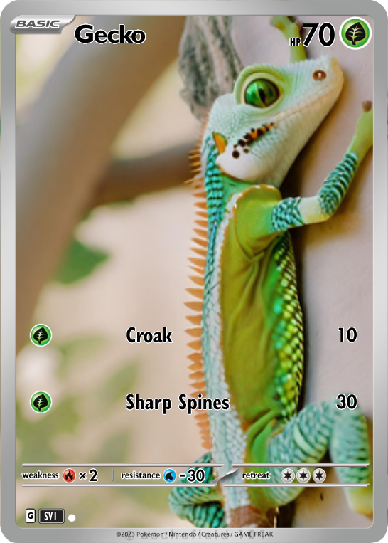 Gecko - miasanmia | Pokécardmaker.net