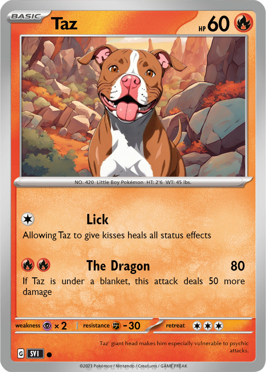 Taz - mms22 | Pokécardmaker.net