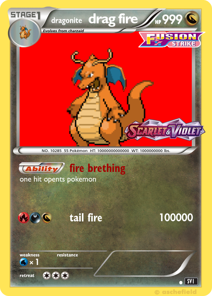 drag fire - moe | Pokécardmaker.net