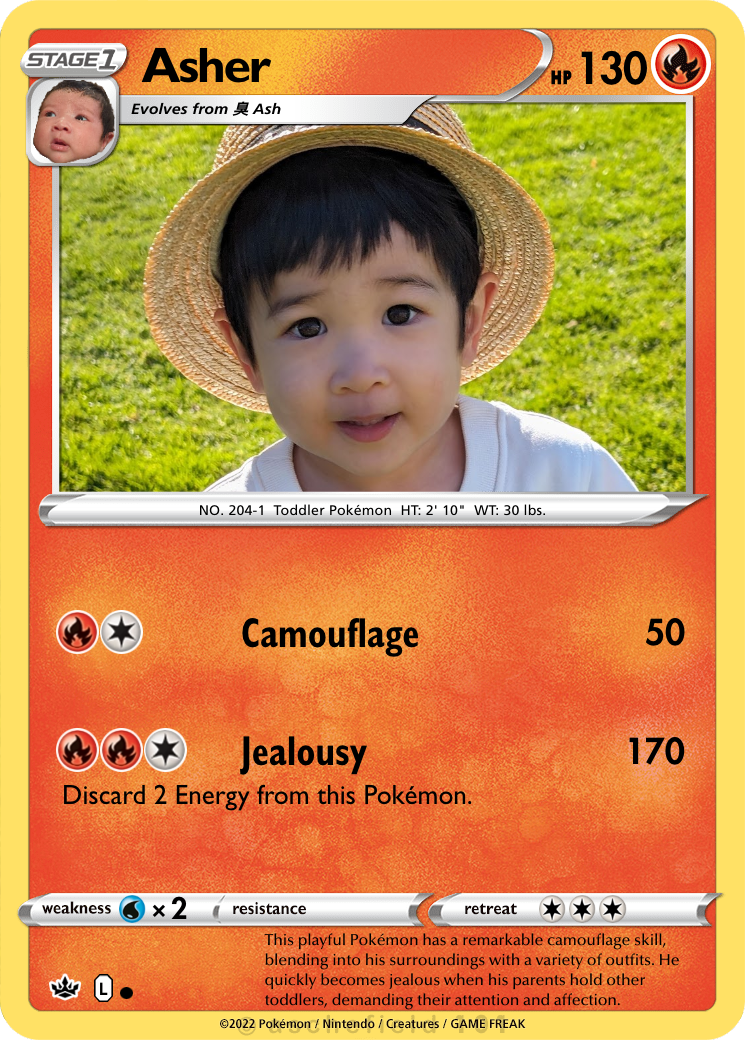 Asher - monkeychie | Pokécardmaker.net