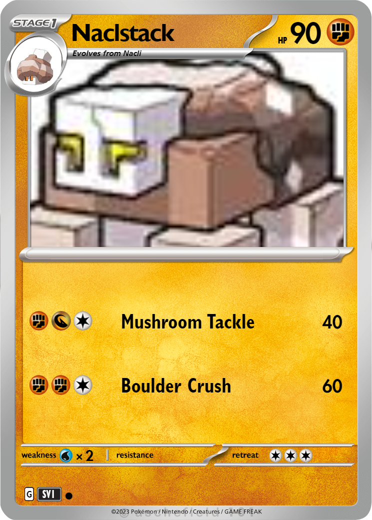 Naclstack - mrslobbers | Pokécardmaker.net