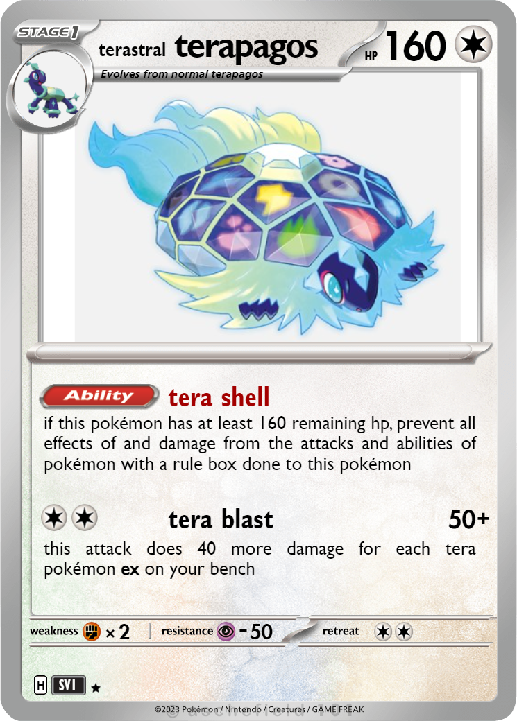 terapagos - mtg-player | Pokécardmaker.net