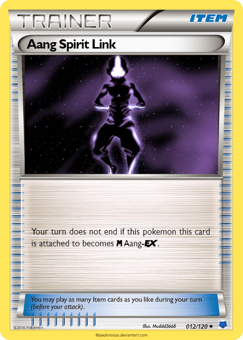 Aang Spirit Link - muddd3668 | Pokécardmaker.net