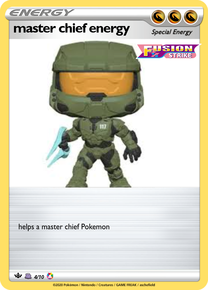 master chief energy - mypokecards354 | Pokécardmaker.net