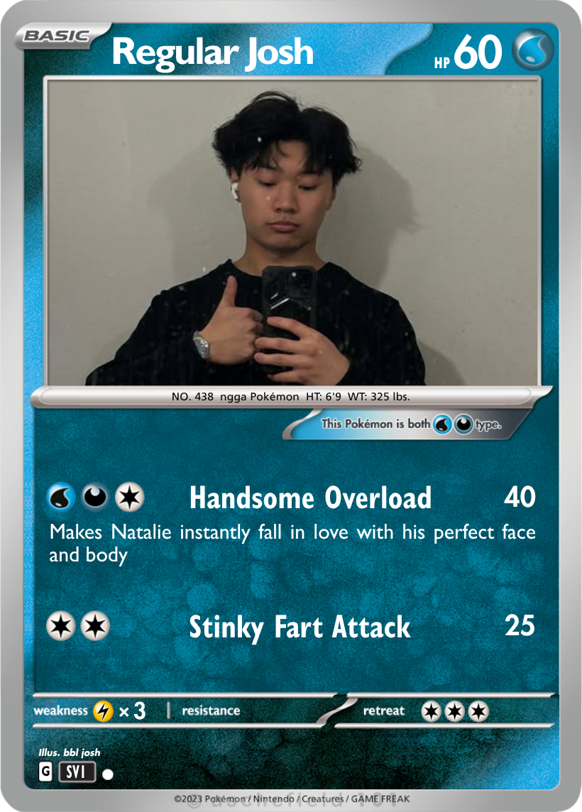 Regular Josh - natapp | Pokécardmaker.net