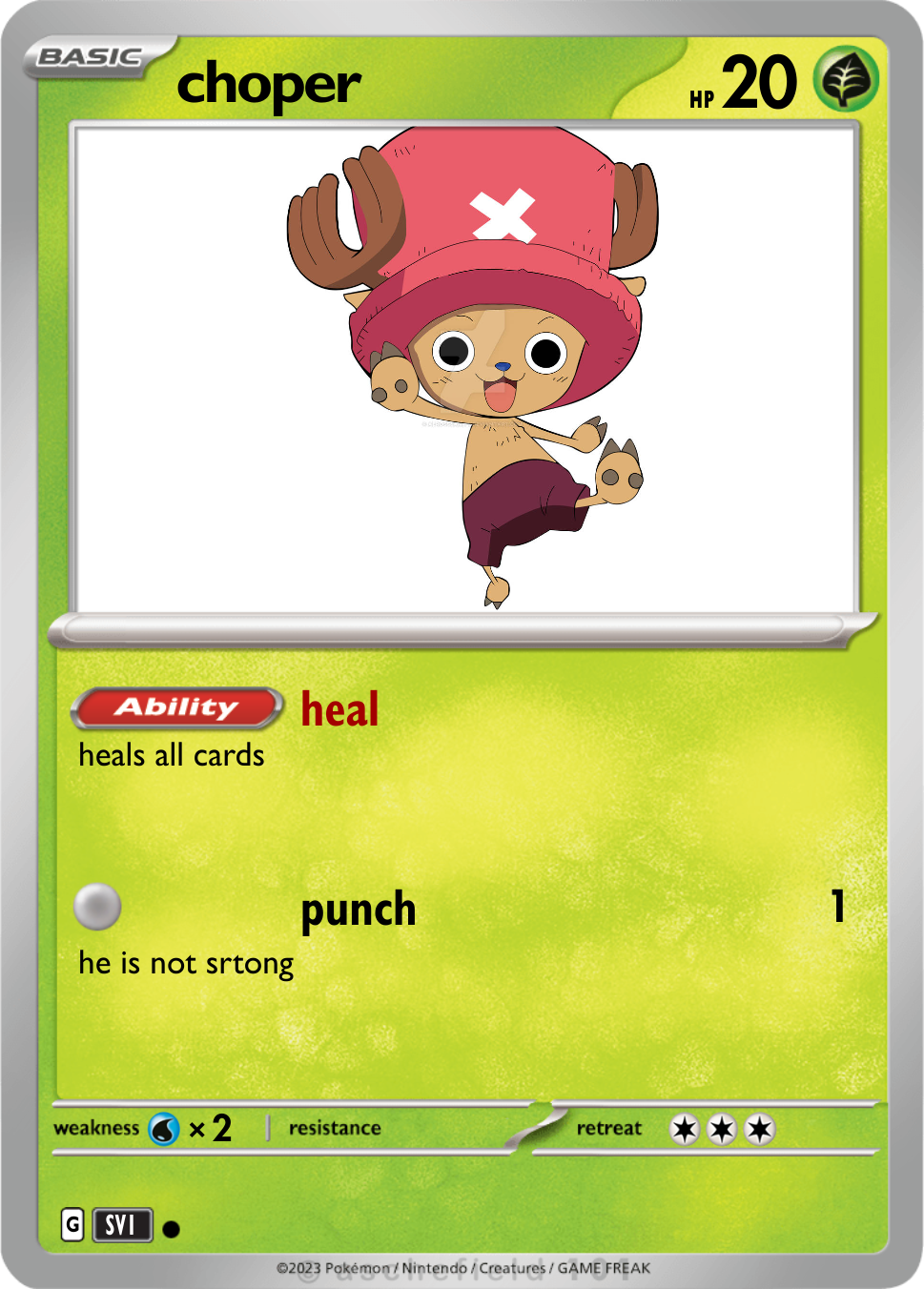 choper - nathanielc | Pokécardmaker.net