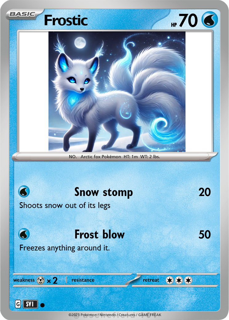 Frostic - nathanielchew | Pokécardmaker.net