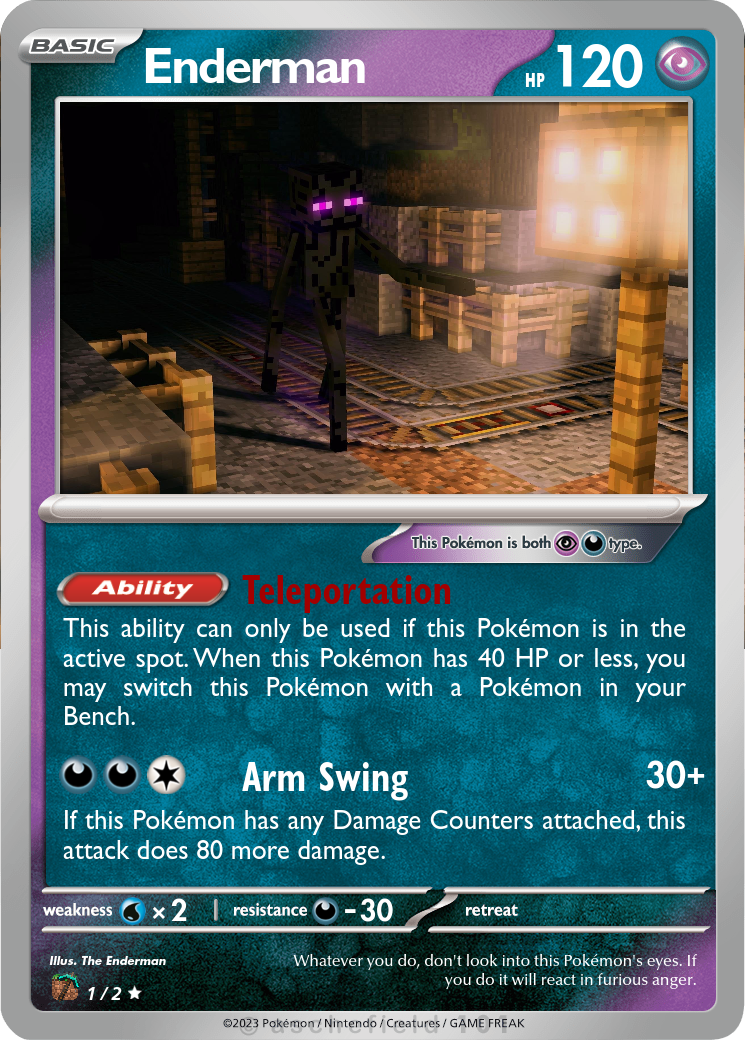 Enderman - nathanpi | Pokécardmaker.net