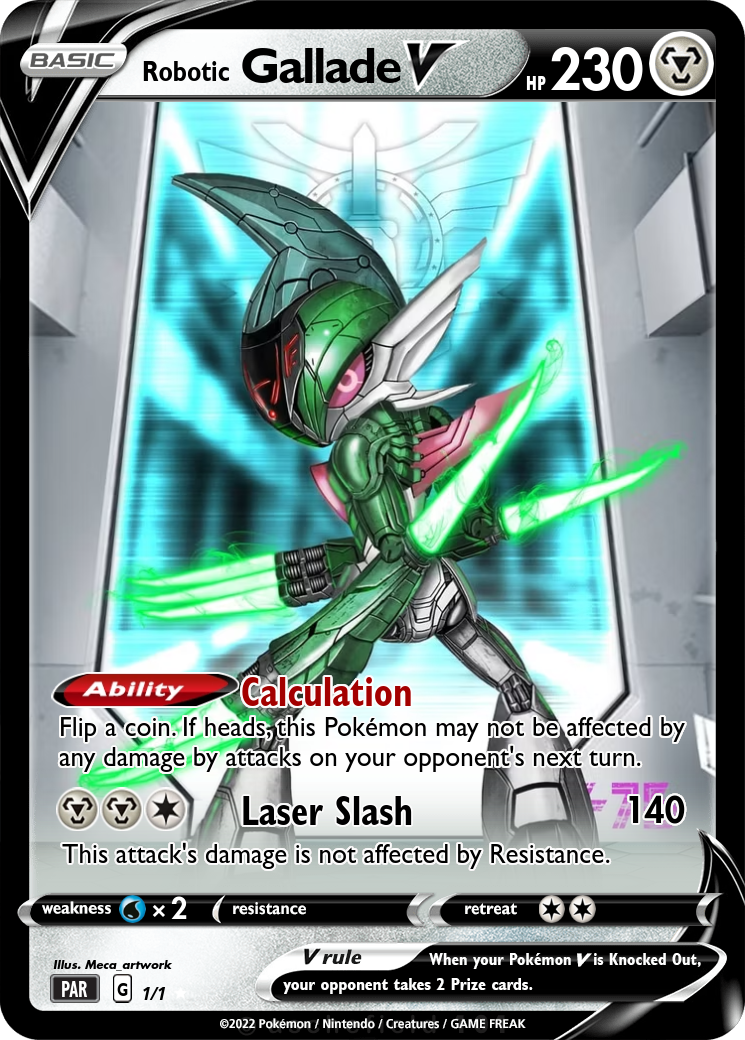 Gallade - nathanpi | Pokécardmaker.net