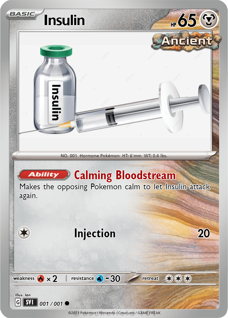 Insulin - navychip | Pokécardmaker.net