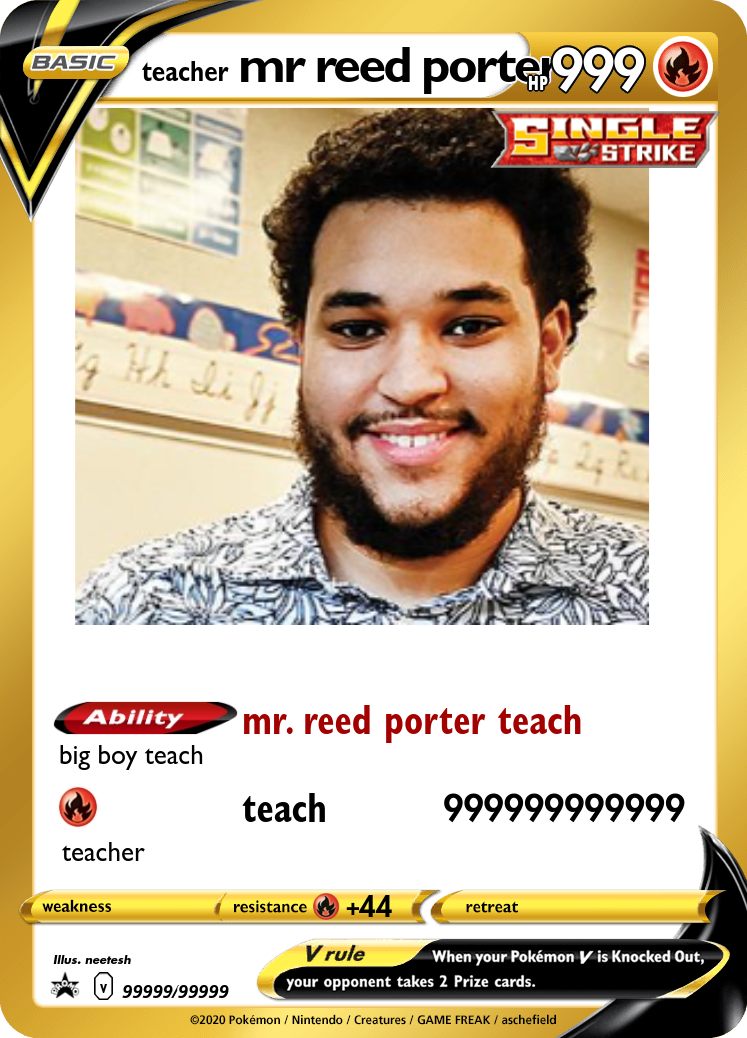 mr reed porter - ndulal | Pokécardmaker.net